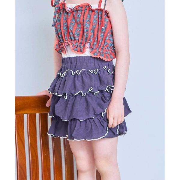ZOZO問い合わせ番号:104957960ショップ:MARKEY'S，マーキーズブランド:MARKEY'S，マーキーズ商品名:梨地フリルキュロットパンツカテゴリ:パンツ>その他パンツブランド品番:0040161016素材:本体:綿10...