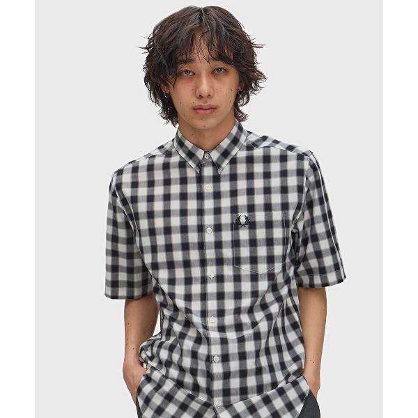 ZOZO問い合わせ番号:104958515ショップ:FRED PERRY，フレッドペリーブランド:FRED PERRY，フレッドペリー商品名:Blurred Gingham Shirt／ブラードギンガムチェックシャツカテゴリ:トップス&gt...
