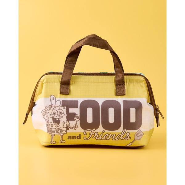 ZOZO問い合わせ番号:104958726ショップ:THE BAREFOOT，ザ ベアフットブランド:THE BAREFOOT，ベアフット商品名:【 Sponge Bob / スポンジ・ボブ 】 がま口ランチバッグ　SKEカテゴリ:食器/キ...
