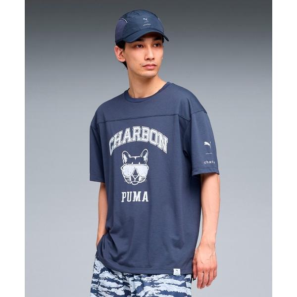 ZOZO問い合わせ番号:104958779ショップ:PUMA STORE ZOZO，プーマストアゾゾブランド:PUMA，プーマ商品名:PUMA プーマ ユニセックス PUMA x charbon ランニング 半袖 Tシャツ U PUMA X...