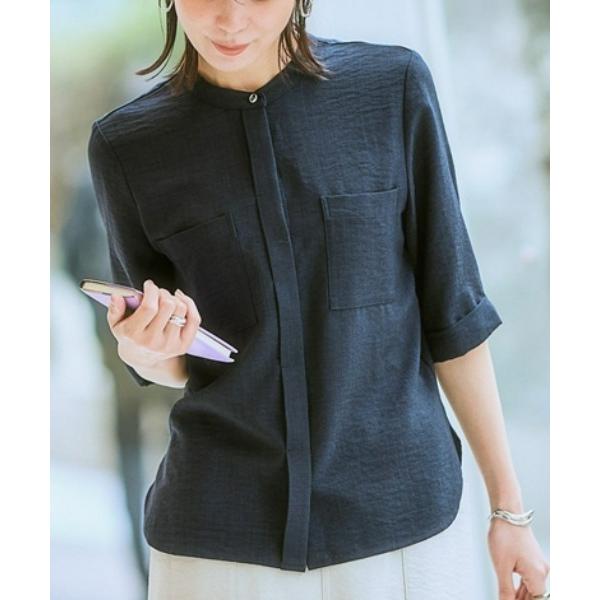 『タイムセール実施中』ZOZO問い合わせ番号:104958872ショップ:nissen，ニッセンブランド:7days Life Styling，セブンデイズライフスタイリング商品名:麻調合繊ポケットハーフスリーブシャツ（しわになりにくい・接...
