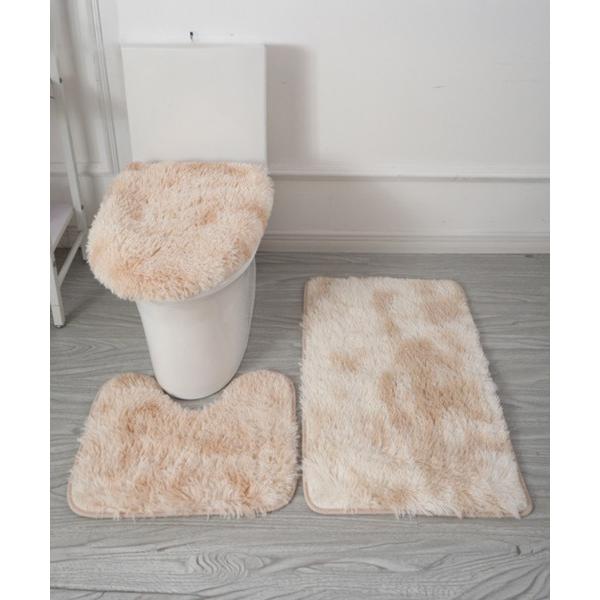 ※このアイテムは返品・交換対象外商品です。ZOZO問い合わせ番号:104958933ショップ:VIBGYOR，ヴィブジョーブランド:Ein，アイン商品名:Ein/【3点セット】トイレマット カバー 浴室マット ロングシャギー ふわふわ マッ...