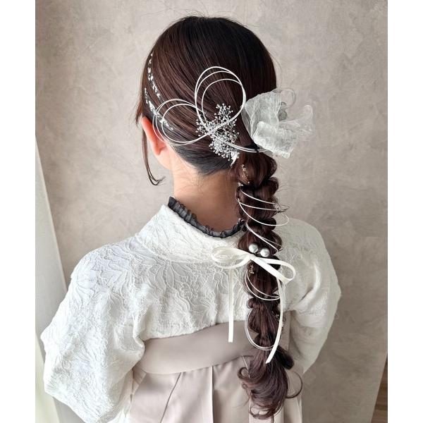 『タイムセール実施中』ZOZO問い合わせ番号:104959178ショップ:merrylatte，メリーラテブランド:merrylatte，メリーラテ商品名:水引き×リボン×フラワーヘアアレンジセット【curumu.】カテゴリ:水着/着物・浴...