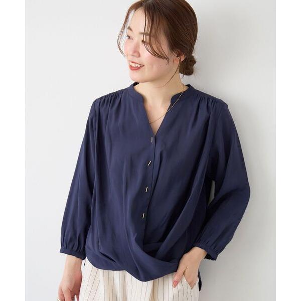 ZOZO問い合わせ番号:104959738ショップ:le.coeur blanc，ルクールブランブランド:le.coeur blanc，ルクールブラン商品名:バーボタンカシュクールブラウスカテゴリ:トップス>シャツ/ブラウスブランド品...