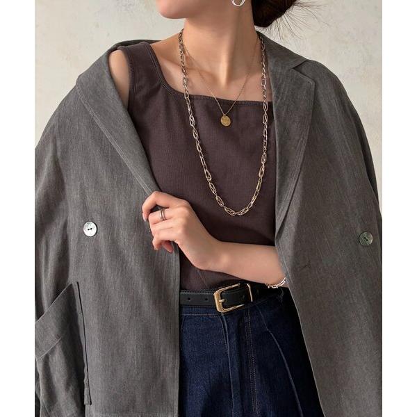 ZOZO問い合わせ番号:104960459ショップ:Chez toi，シェトワブランド:Chez toi，シェトワ商品名:テレコカップ付きスクエアタンクカテゴリ:トップス>キャミソールブランド品番:PGC1061306A0004素材:...