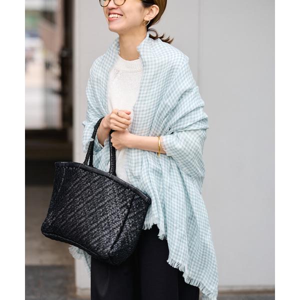 ZOZO問い合わせ番号:104973134ショップ:Spick &amp; Span，スピック アンド スパンブランド:FRAMeWORK，フレームワーク，THROW，スロー商品名:THROW/スロー ライトリネンギンガムチェックストールカ...