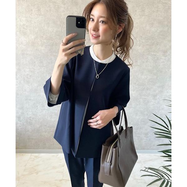 参考価格：19，800円発売時期：2022年10月コンディション：A（使用感なし）数回使用した程度で使用感が感じられないアイテム参考商品名：ノーカラージャケット＆テーパードパンツスーツセットアップ参考品番：so1-102【商品に関する注意事...