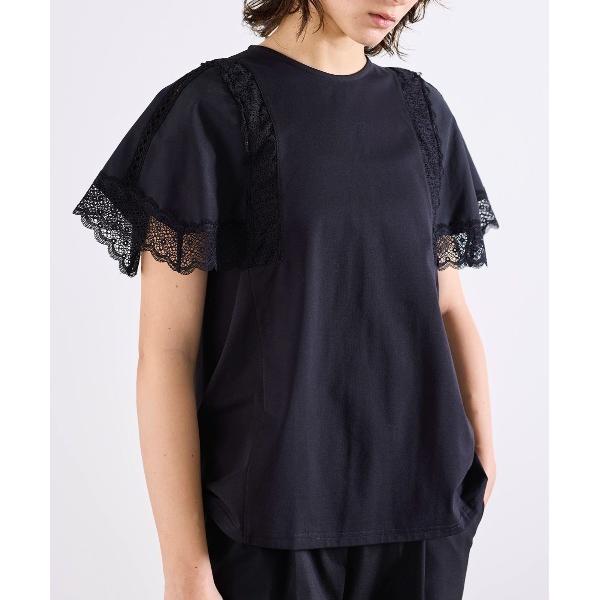 ZOZO問い合わせ番号:104993219ショップ:MARILYN MOON，マリリンムーンブランド:Marilyn Moon，マリリンムーン商品名:laced handkerchief sleeve cut-sewカテゴリ:トップス&gt...
