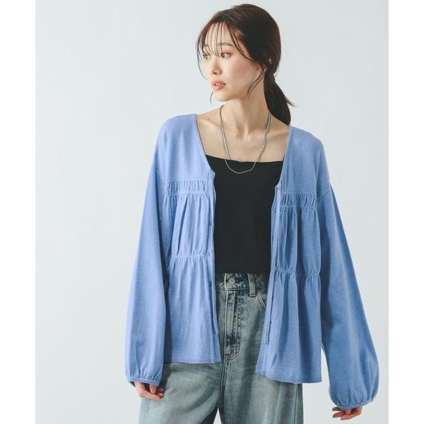 『セール実施中』ZOZO問い合わせ番号:104996489ショップ:GLOBAL WORK，グローバルワークブランド:GLOBAL WORK，グローバルワーク商品名:2WAYシャーリングニットカーディガン/650281カテゴリ:トップス&g...