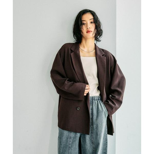 ZOZO問い合わせ番号:104996516ショップ:LEPSIM，レプシィムブランド:LEPSIM，レプシィム商品名:《リネンライクドライシリーズ》ルーズW長袖ジャケット　639000カテゴリ:ジャケット/アウター>テーラードジャケッ...