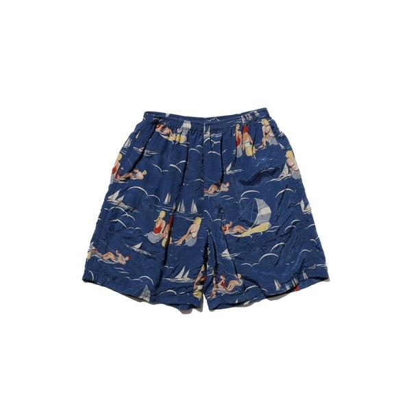 ZOZO問い合わせ番号:104996797ショップ:BEAMS MEN，ビームス メンブランド:BEAMS PLUS，ビームスプラス商品名:GYM Shorts Cupro Printカテゴリ:パンツ>その他パンツブランド品番:38-...