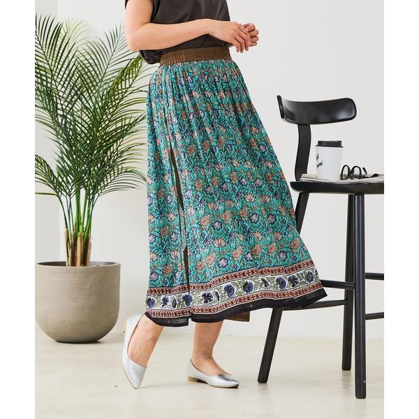 『タイムセール実施中』ZOZO問い合わせ番号:104997014ショップ:LB/S，エルビーエスブランド:fort point，フォーポイント商品名:【C-FORT POINT/フォートポイント】インド綿 総柄パンツスカートカテゴリ:スカー...