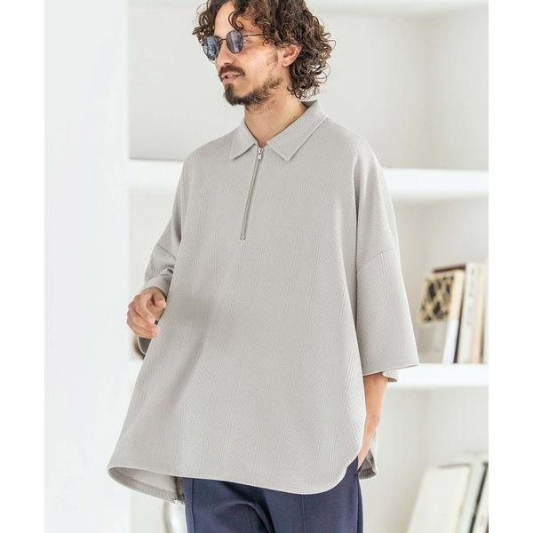 ZOZO問い合わせ番号:104997263ショップ:CMB by CAMBIO，シーエムビー バイ カンビオブランド:Magine，マージン商品名:mhs2599-Textured Poly Knit Stretch Zip Placket...