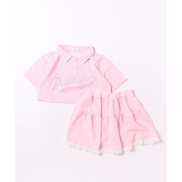 ZOZO問い合わせ番号:104997381ショップ:BABYDOLL，ベビードールブランド:BABYDOLL，ベビードール商品名:ポロ×チュールスカートセットアップ 1529Kカテゴリ:トップス>アンサンブルブランド品番:GIRL-ポ...
