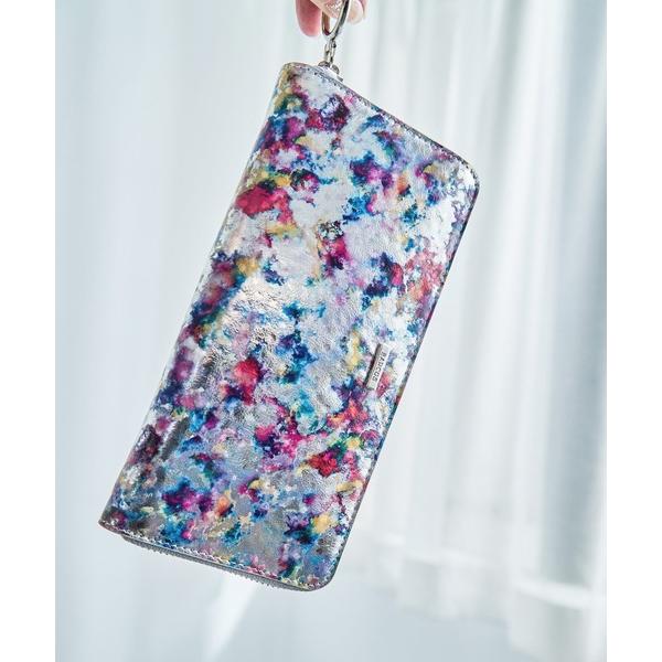 ZOZO問い合わせ番号:104997498ショップ:bflat，ビーフラットブランド:Fashion Letter，ファッションレター商品名:ペイントレザー ロングウォレットカテゴリ:財布/小物>財布ブランド品番:ft06100089...