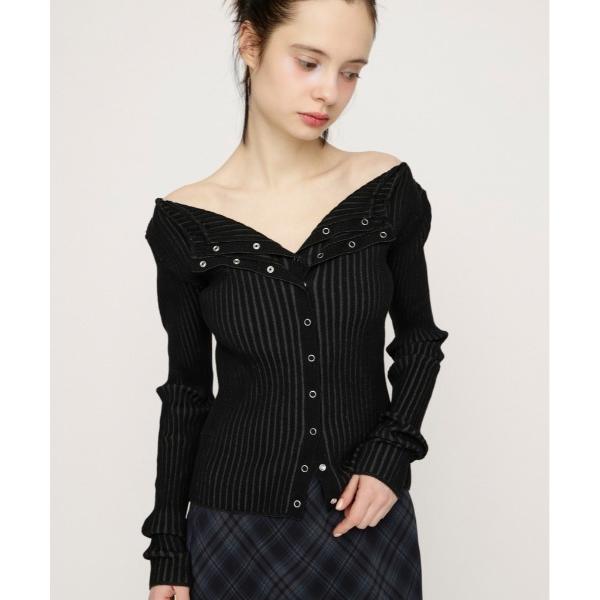 ZOZO問い合わせ番号:104998054ショップ:SLY，スライブランド:SLY，スライ商品名:FRONT BUTTON MANYWAY TOPS フロントボタンメニーウェイトップス 春服カテゴリ:トップス>Tシャツ/カットソーブラ...