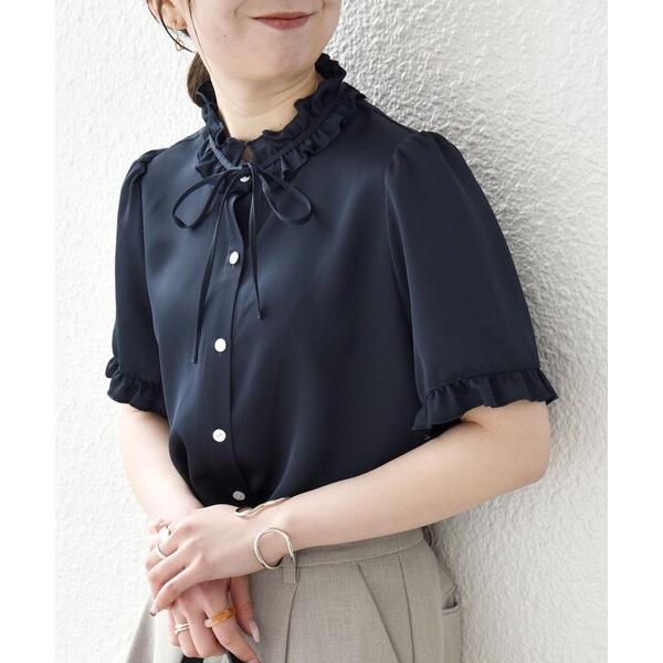 ZOZO問い合わせ番号:104998564ショップ:SHIPS for women，シップス フォー ウィメンブランド:SHIPS any，シップス エニィ，SHIPS，シップス商品名:SHIPS any:〈洗濯機可能〉サテン フリル カラ...