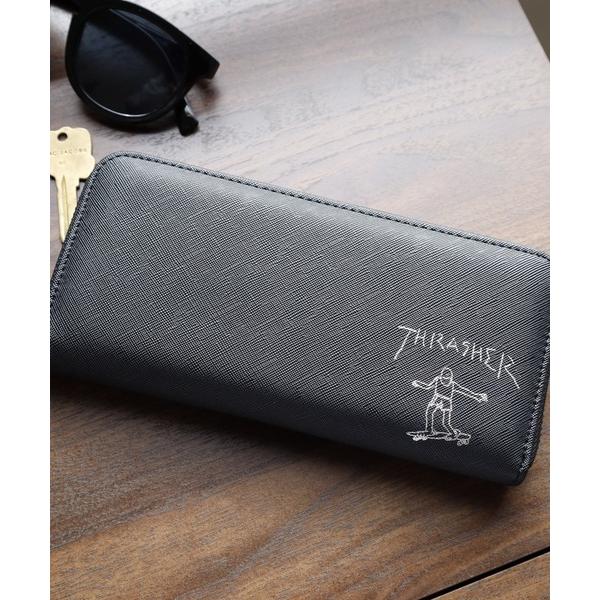 ZOZO問い合わせ番号:104998894ショップ:FUNALIVE，ファンアライブブランド:THRASHER，スラッシャー，FUNALIVE，ファンアライブ商品名:THRASHER　スケボー箔押し財布　長財布＆2つ折り財布カテゴリ:財布/...