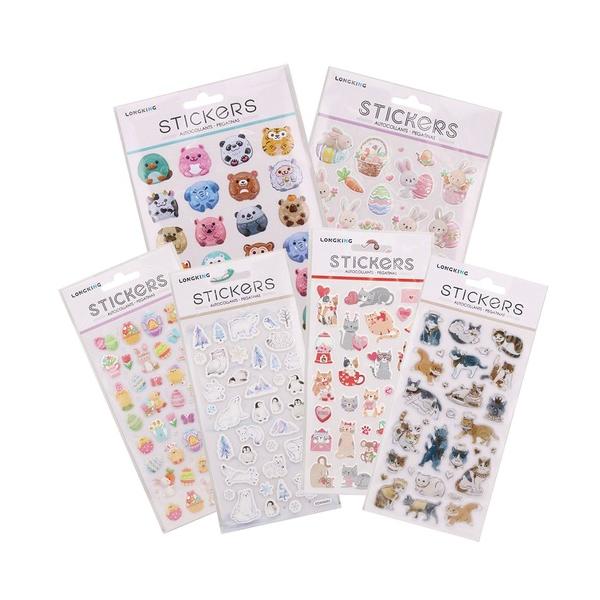 ZOZO問い合わせ番号:104999299ショップ:perky room，パーキールームブランド:maruka，マルカ，perky room，パーキールーム商品名:STICKERS 　シール6枚セット　第2弾カテゴリ:雑貨/ホビー>ス...