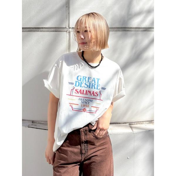 『タイムセール実施中』ZOZO問い合わせ番号:104999335ショップ:Ungrid，アングリッドブランド:Ungrid，アングリッド商品名:GREAT DESIRE Teeカテゴリ:トップス>Tシャツ/カットソーブランド品番:11...