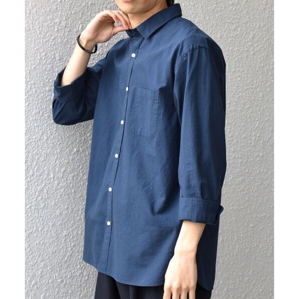 ZOZO問い合わせ番号:104999530ショップ:SHIPS，シップスブランド:SHIPS any，シップス エニィ，SHIPS，シップス商品名:SHIPS any:〈洗濯機可能〉コットン/リネン 7分袖 ポケット レギュラー シャツ 2...