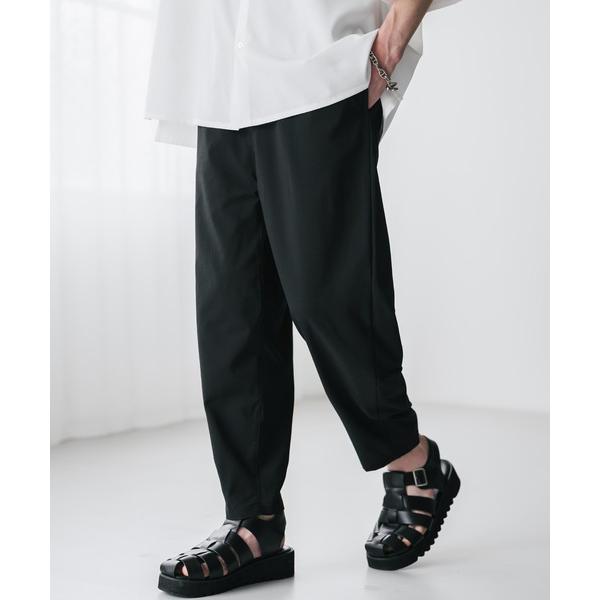 ZOZO問い合わせ番号:104999803ショップ:Rocky Monroe，ロッキーモンローブランド:Rocky Monroe，ロッキーモンロー商品名:接触冷感多機能素材リネンライク アンクルテーパードイージーパンツカテゴリ:パンツ&gt...