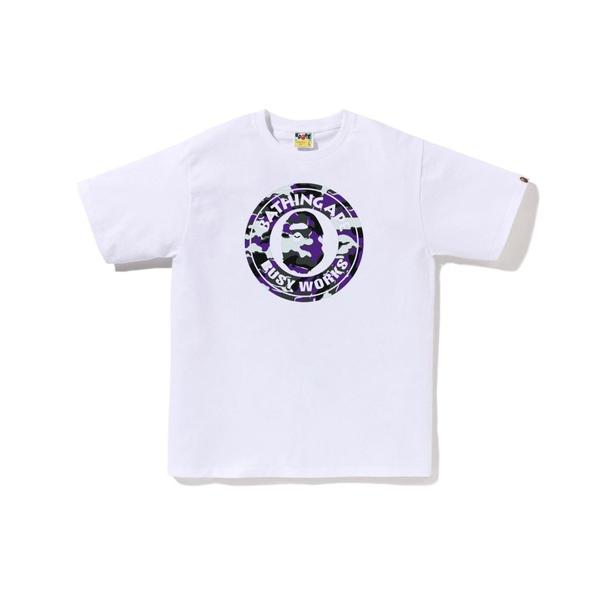 ZOZO問い合わせ番号:104999959ショップ:A BATHING APE，ア ベイシング エイプブランド:A BATHING APE，アベイシングエイプ商品名:GLITCH WOODLAND CAMO BUSY WORKS TEEカテ...