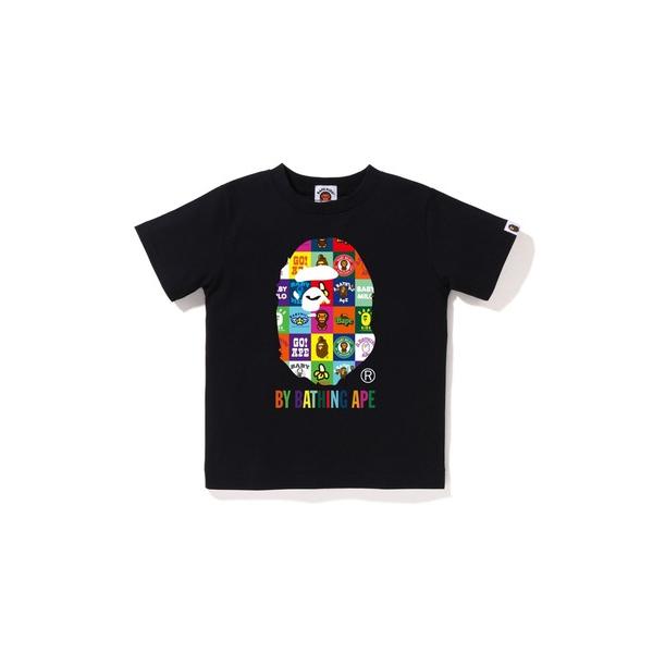 ZOZO問い合わせ番号:105000032ショップ:A BATHING APE，ア ベイシング エイプブランド:A BATHING APE，アベイシングエイプ商品名:BABY MILO PATCHWORK BY BATHING APE TE...