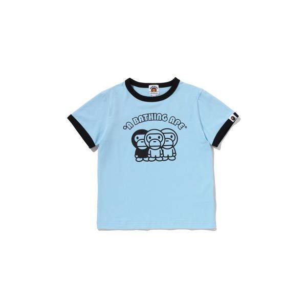 ZOZO問い合わせ番号:105000133ショップ:A BATHING APE，ア ベイシング エイプブランド:A BATHING APE，アベイシングエイプ商品名:BABY MILO TRIM TEEカテゴリ:トップス>Tシャツ/カ...
