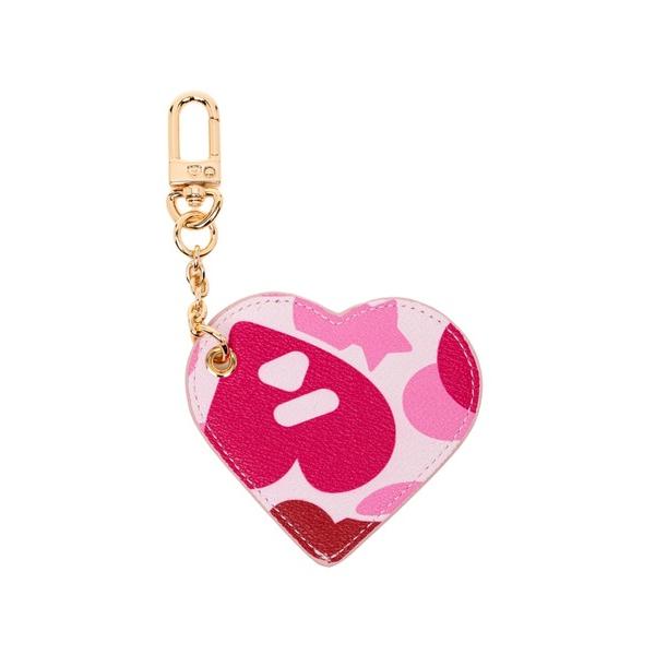 ZOZO問い合わせ番号:105000211ショップ:A BATHING APE，ア ベイシング エイプブランド:A BATHING APE，アベイシングエイプ商品名:CAMO PRINTED HEART MIRROR KEYRINGカテゴリ...