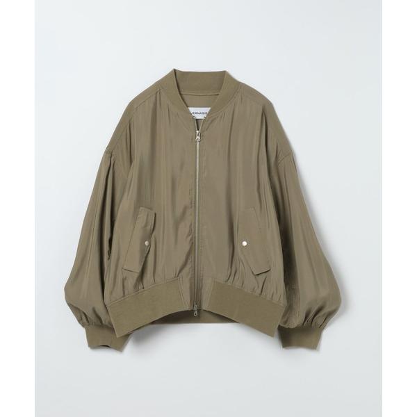 ZOZO問い合わせ番号:105000373ショップ:JEANASIS，ジーナシスブランド:JEANASIS，ジーナシス商品名:ギャザーMA1/664004カテゴリ:ジャケット/アウター>ブルゾンブランド品番:664004素材:本体：レ...