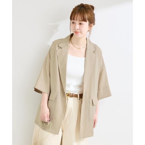 ZOZO問い合わせ番号:105000410ショップ:JOINT WORKS，ジョイントワークスブランド:B.C STOCK，ベーセーストック，Simplicite，サンプリシテ商品名:手洗い可 / ハーフスリーブジャケットカテゴリ:ジャケッ...