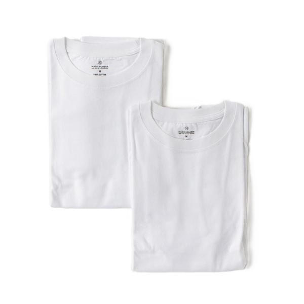 ZOZO問い合わせ番号:105001083ショップ:H.L.N.A，エイチエルエヌエーブランド:MAGIC NUMBER，マジック ナンバー商品名:【MAGIC NUMBER】COTTON 2PAC T-SHIRTカテゴリ:トップス>...