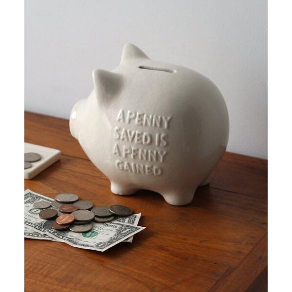 ZOZO問い合わせ番号:105034770ショップ:BIRTHDAY BAR，バースデイバーブランド:BIRTHDAY BAR，バースデイバー商品名:CRACKLE PIGGY BANK　ヴィンテージの風合いのブタの貯金箱カテゴリ:インテリ...