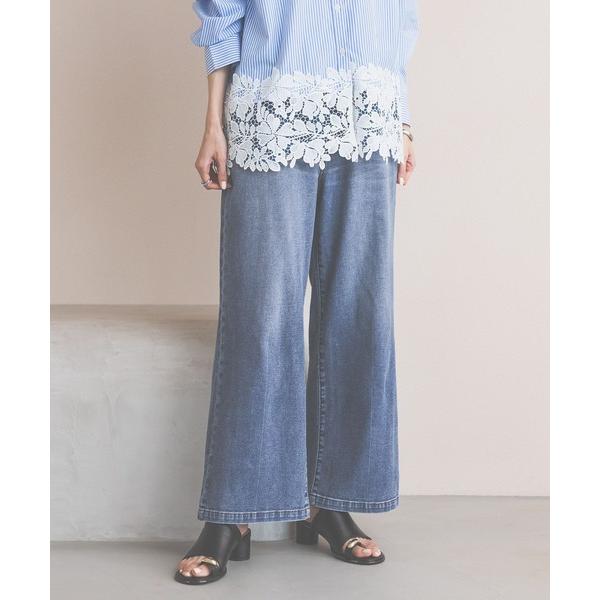 ZOZO問い合わせ番号:105037326ショップ:GLOBAL WORK，グローバルワークブランド:GLOBAL WORK，グローバルワーク商品名:GOODデニムイージー綿麻パンツ/634610カテゴリ:パンツ>デニムパンツブランド...