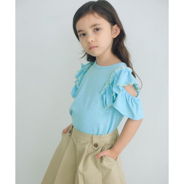 ZOZO問い合わせ番号:105037446ショップ:green label relaxing，グリーンレーベル リラクシングブランド:green label relaxing，グリーンレーベルリラクシング商品名:ショルダースリット フリルT...