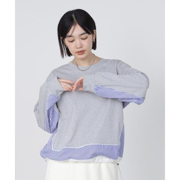 『タイムセール実施中』ZOZO問い合わせ番号:105037814ショップ:Bou Jeloud，ブージュルードブランド:Bou Jeloud，ブージュルード商品名:ストライプドッキングカットソーカテゴリ:トップス>Tシャツ/カットソー...
