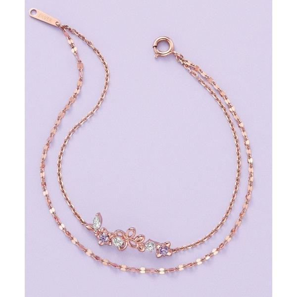 ZOZO問い合わせ番号:105037998ショップ:Canal 4℃，カナルヨンドシーブランド:Canal 4℃，カナルヨンドシー商品名:【Spring Collection】シルバー フラワー ブレスレットカテゴリ:アクセサリー>ブ...