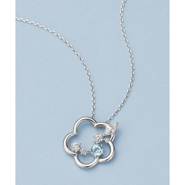 ZOZO問い合わせ番号:105038004ショップ:Canal 4℃，カナルヨンドシーブランド:Canal 4℃，カナルヨンドシー商品名:【Spring Limited】シルバー ネモフィラ ネックレスカテゴリ:アクセサリー>ネックレ...