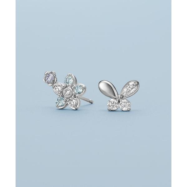 ※このアイテムは返品・交換対象外商品です。ZOZO問い合わせ番号:105038008ショップ:Canal 4℃，カナルヨンドシーブランド:Canal 4℃，カナルヨンドシー商品名:【Spring Limited】シルバー アシンメトリー ピ...