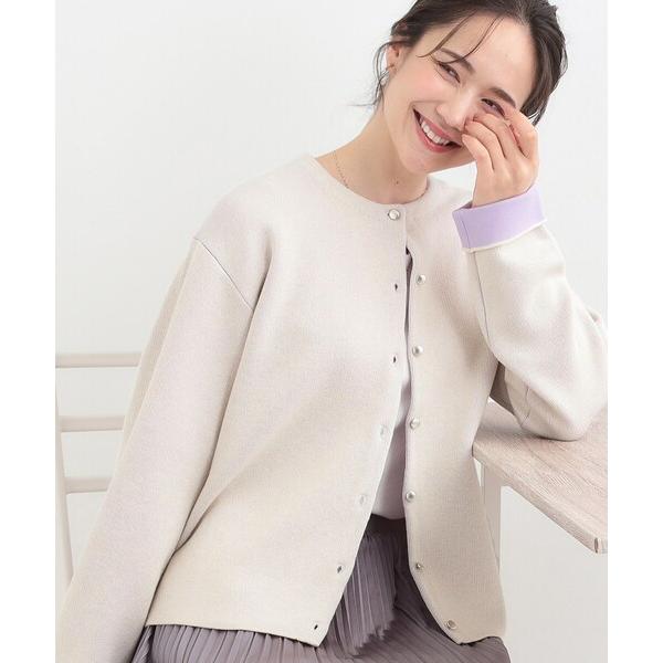 『タイムセール実施中』ZOZO問い合わせ番号:105038680ショップ:SHOO・LA・RUE，シューラルーブランド:SHOO・LA・RUE，シューラルー商品名:【洗濯機可/S-LL】品良くきまる ダブルフェイス 配色カーディガンカテゴリ...
