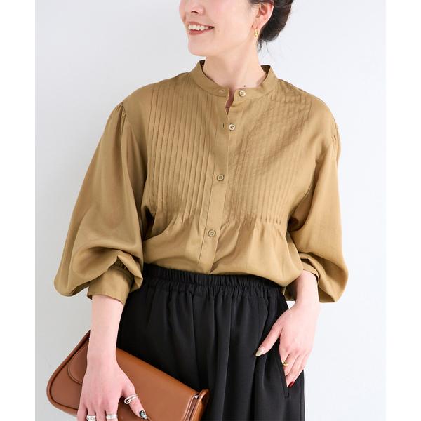 ZOZO問い合わせ番号:105038804ショップ:JOINT WORKS，ジョイントワークスブランド:B.C STOCK，ベーセーストック，Simplicite，サンプリシテ商品名:手洗い可 / ピンタックブラウスカテゴリ:トップス&gt...