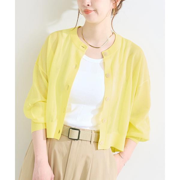 ZOZO問い合わせ番号:105038808ショップ:JOINT WORKS，ジョイントワークスブランド:B.C STOCK，ベーセーストック，Simplicite，サンプリシテ商品名:手洗い可 / シアークルーカーディガンカテゴリ:トップス...