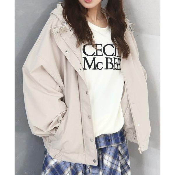 ZOZO問い合わせ番号:105038829ショップ:INTERPLANET/actuel，インタープラネット/アクチュエルブランド:CECIL McBEE，セシルマクビー商品名:UV/撥水加工付きゆるシルエットブルゾンカテゴリ:ジャケット/...