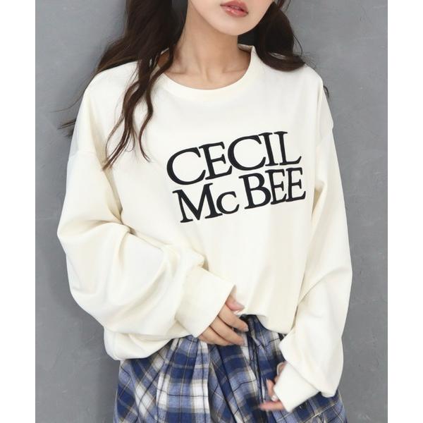 ZOZO問い合わせ番号:105038831ショップ:INTERPLANET/actuel，インタープラネット/アクチュエルブランド:CECIL McBEE，セシルマクビー商品名:刺繍ロゴクルーネックプルオーバーカテゴリ:トップス>スウ...