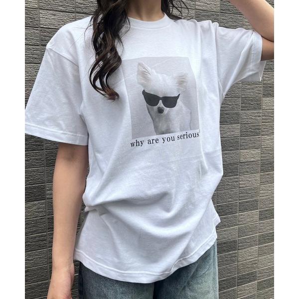 『タイムセール実施中』ZOZO問い合わせ番号:105039229ショップ:merrylatte，メリーラテブランド:etta，エタ商品名:PUPPYプリント半袖Tシャツカテゴリ:トップス>Tシャツ/カットソーブランド品番:e3素材:綿...