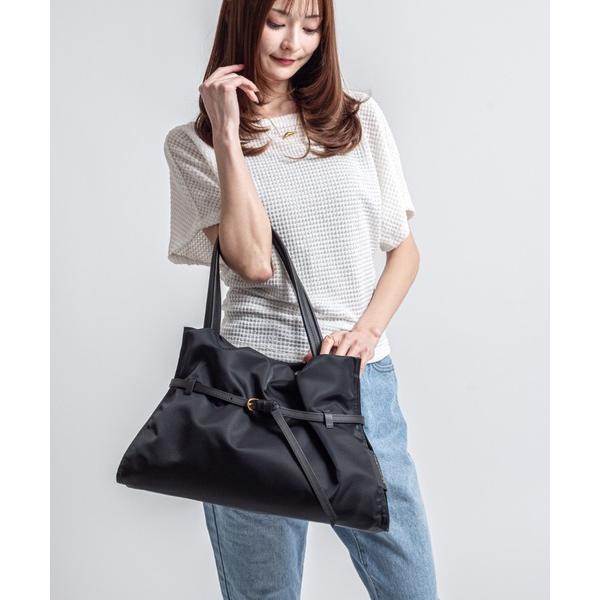 ZOZO問い合わせ番号:105039268ショップ:Rivel，リヴェルブランド:VIOLAd'ORO，ヴィオラドーロ，Rivel，リヴェル商品名:【VIOLAd'ORO/ヴィオラドーロ】ドロスト ナイロントートバッグ BIANCA Lサイ...
