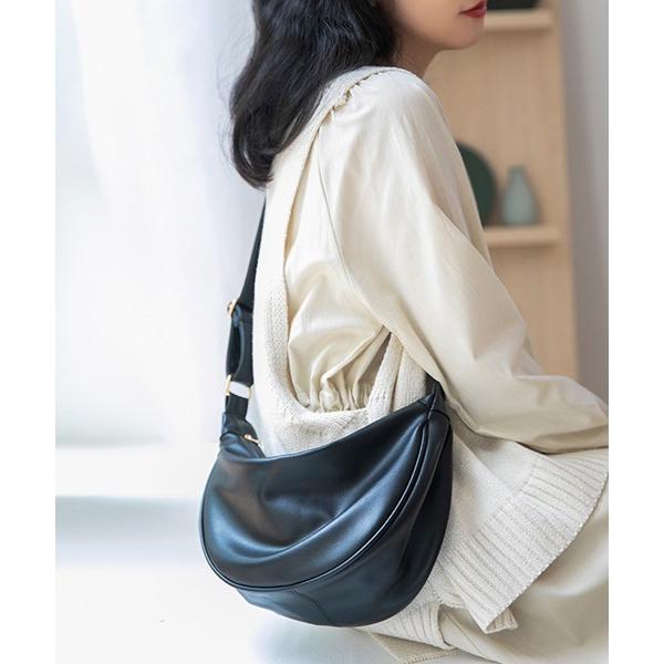 ZOZO問い合わせ番号:105040043ショップ:Fun &amp; Daily，ファンアンドデイリーブランド:Fun &amp; Daily，ファンアンドデイリー商品名:Half Moon Shoulder Bag / Body Bag...