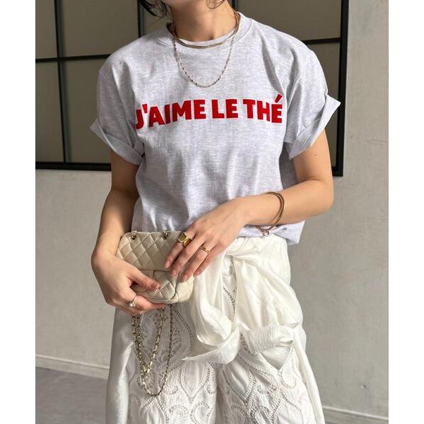 ZOZO問い合わせ番号:105040141ショップ:DouDou，ドゥドゥブランド:DouDou，ドゥドゥ商品名:JAIMELETHEフロッキーロゴTEEカテゴリ:トップス>Tシャツ/カットソーブランド品番:DDZ1061206A00...