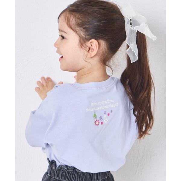 ZOZO問い合わせ番号:105040440ショップ:pairmanon，ペアマノンブランド:pairmanon，ペアマノン，coucou manon，ククゥ マノン商品名:【綿100%】ガールズ ワンポイント ストーリー刺繍 半袖Tシャツカ...